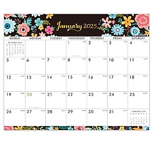 2025 Calendar - Magnetic Calendar for Refrigerator, Magnetic Calendar 2025, Jan.2025 - Dec.2025, 2025 Calendar, 8" × 10", Magnetic Calendar, Julian Dates,Tear-off Pad