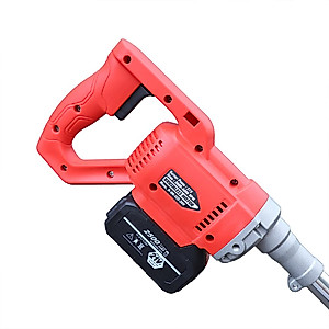 Electric Battery Powered Concrete Power Screed with 5 FT Stainless Steel Board 3000-6000RPM Speed, Efficient & Portable