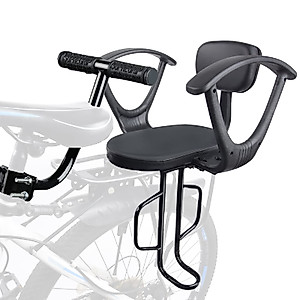 OUSEXI Rear Child Bike Seat,Kids Seat for Adult Bike, Toddlers Rear Mount Bike seat Design for Children Aged 2 to 8 Years Old, Rear Frame Mounted Baby Bike Seats Kids Safety (Black-a)