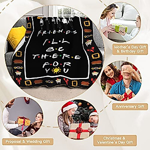 Friends Blanket Show Gifts to Friends Throw Blanket Ultra-Soft Micro Fleece Blanket The Office Blanket Fleece Bed Blankets All Season for Couch