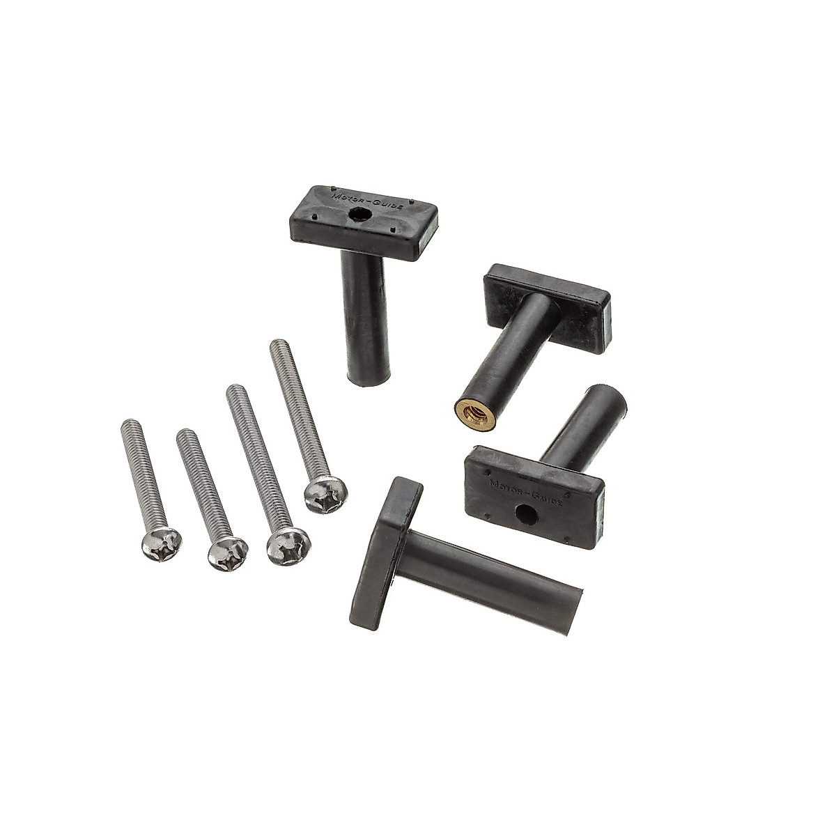 MotorGuide MGA015PB6 Mounting Isolator Kit — Absorb Shocks, Protect Electronics — includes Corrosion-Resistant Bolts — Set of 4