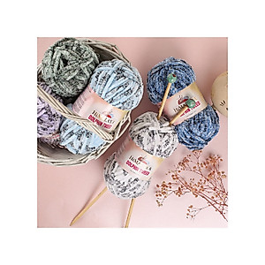 4 Pack/Skein Himalaya Dolphin Tweed, Each Skein 100 Gr/3,5 oz, 88 yards/80m., Super Bulky Yarn, Blanket Yarn, Velvet Yarn, Knitting Yarn, Amigurumi Yarn, Baby Yarn (92012)