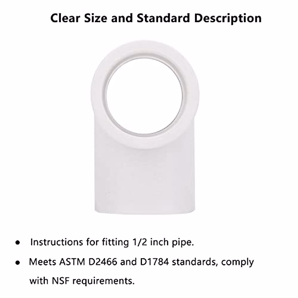 CEE 20 Pack 3 Way 1/2 Inch Tee PVC Fittings, 1/2inch SCH 40 PVC Pipe Fitting Adapter for Water Supplies Build PVC Furniture DIY Garden Shelf Greenhouse (Socket *Socket*Socket)