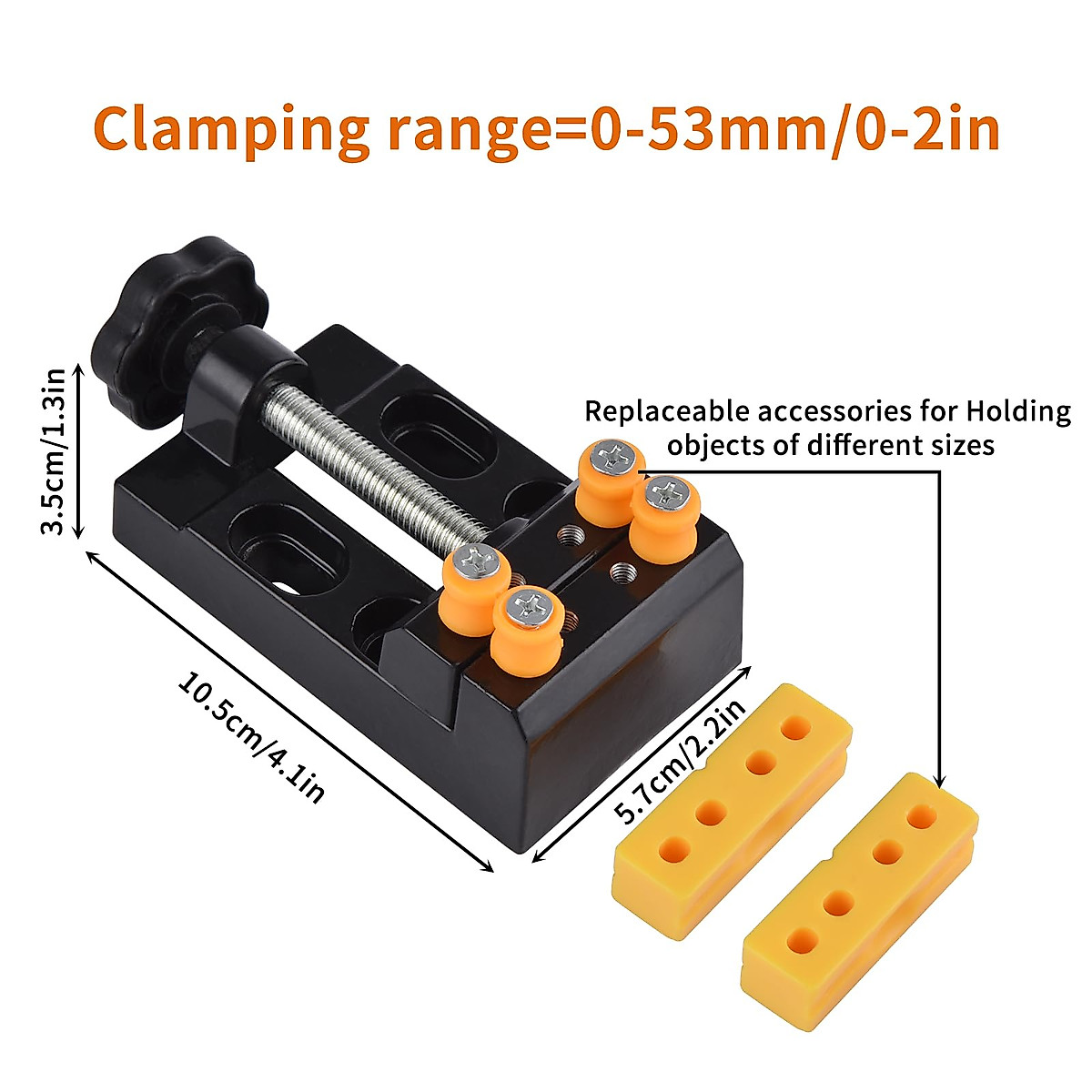 Olaismln Mini Bench Clamp | Jewelry Vise | Mini Vise for Jewelry and Walnut Carving | Ideal for DIY Projects and Multifunctional Use