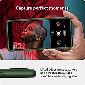 Caseology Nano Pop Silicone Case Compatible with Google Pixel 6a Case 5G (2022) - AVO Green