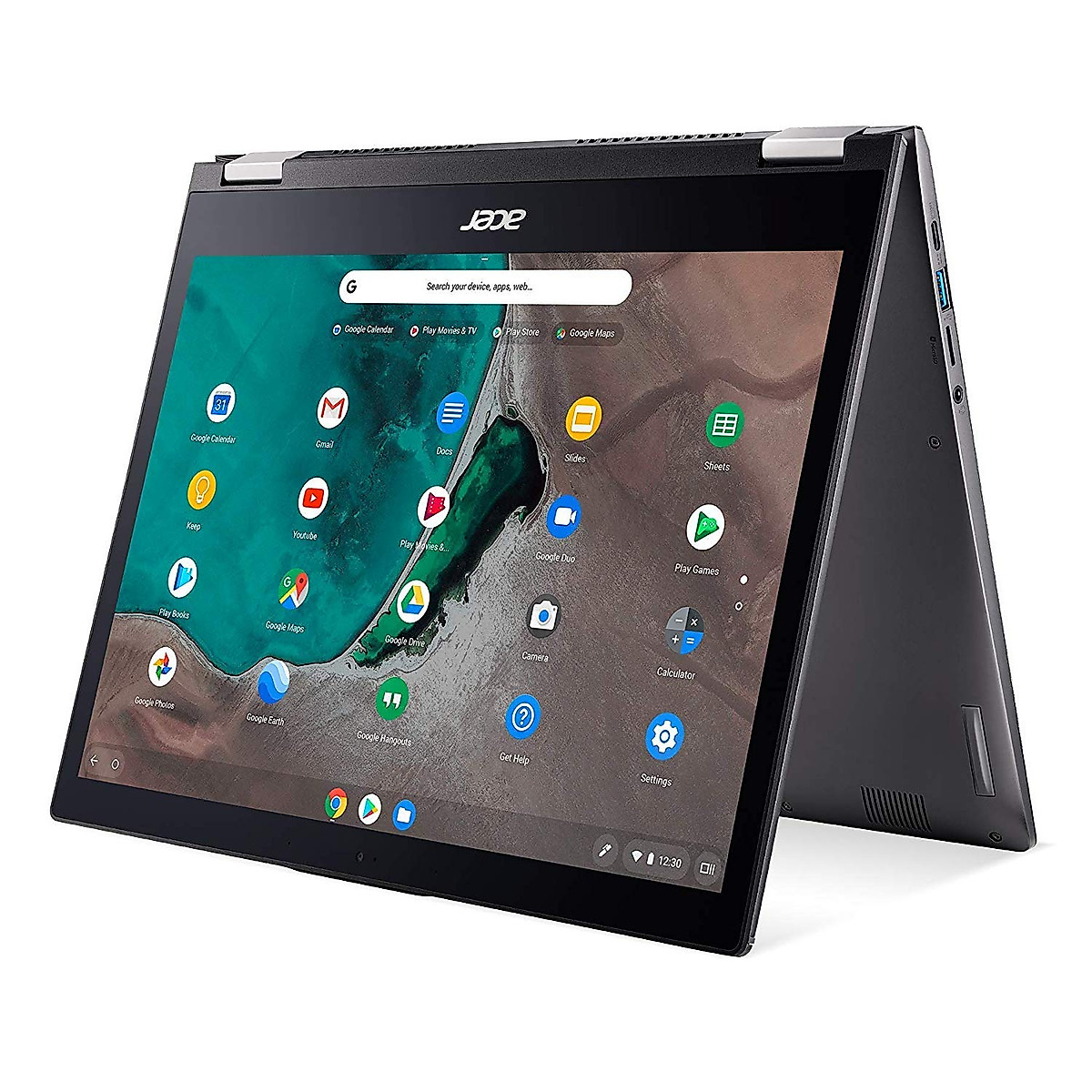 Acer Chromebook Spin 13 CP713 2-in-1 Convertible, 8th Gen Intel Core i5-8250U, 13.5in 2K Resolution Touchscreen, 8GB LPDDR3, 128GB eMMC, Backlit Keyboard, Aluminum Chassis (Renewed)