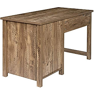 OneSpace Norwood Range 3-Drawer Locker Writing Desk, Oak