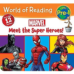 World of Reading Marvel: Meet the Super Heroes!-Pre-Level 1 Boxed Set
