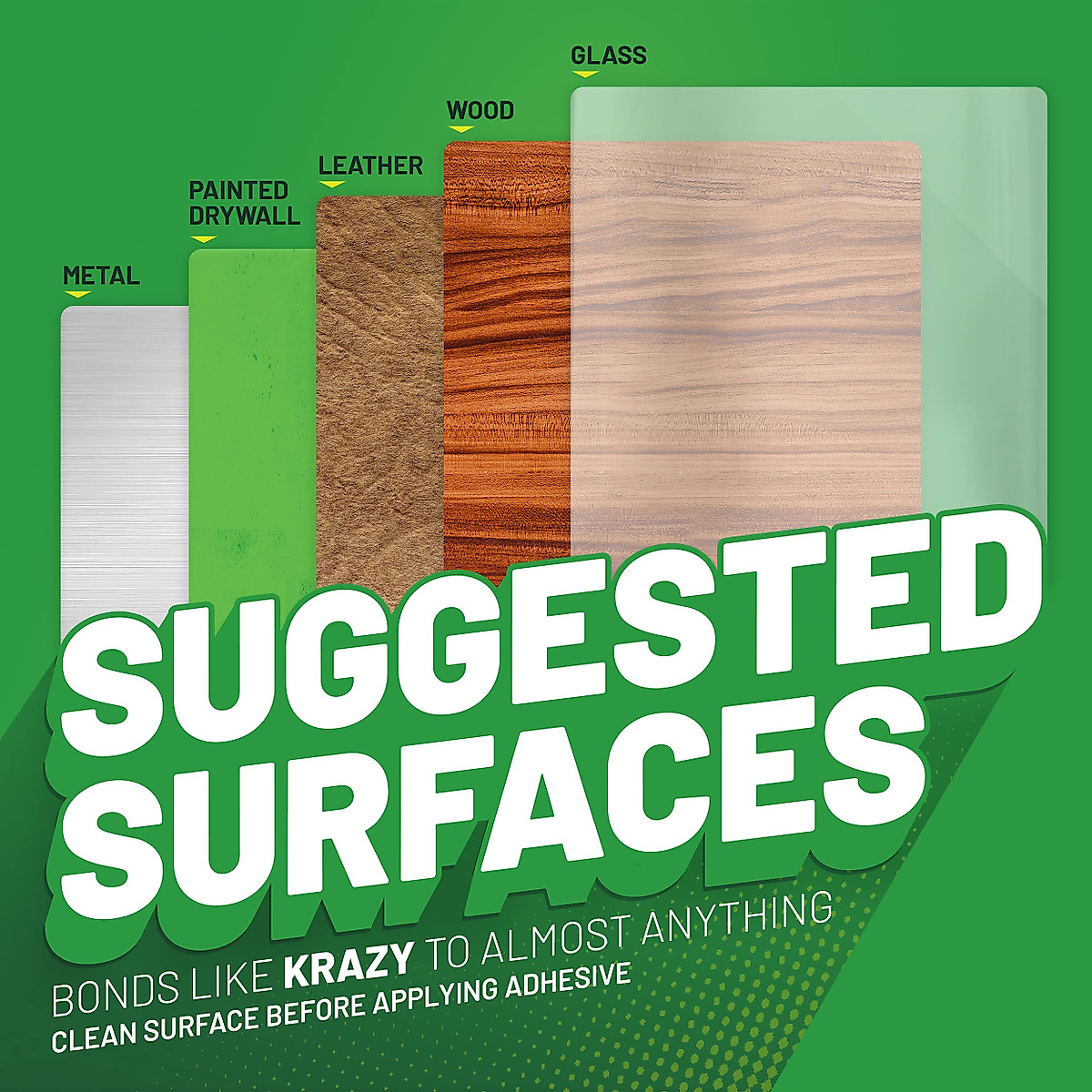 Krazy Tape Clear Double Sided Mounting Tape, 2 Sided Tape, 1" x 2" Clear Adhesive Strips (Pack of 24 Pre-Cut Pieces)