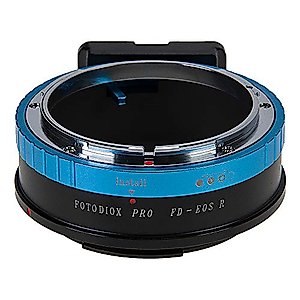 Fotodiox Pro Lens Mount Adapter Compatible with Canon FD & FL 35mm SLR Lenses to Canon RF (EOS-R) Mount Mirrorless Camera Bodies