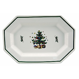 Nikko Christmastime Oval Platter, 13-Inch