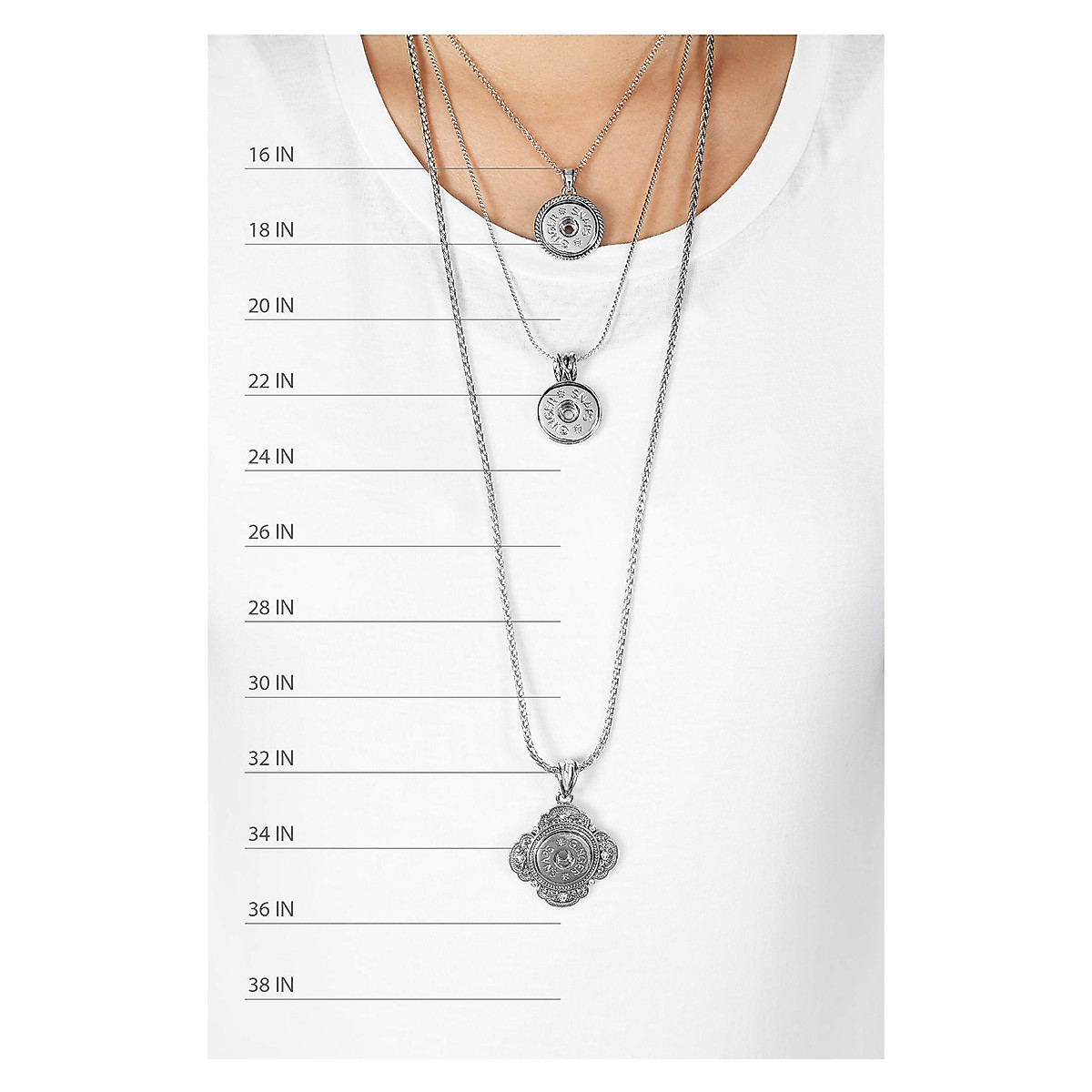 GingerSnapsJewelry.com 32_ GRAND NECKLACE SN90-93 Interchangeable Jewelry Snap Accessory