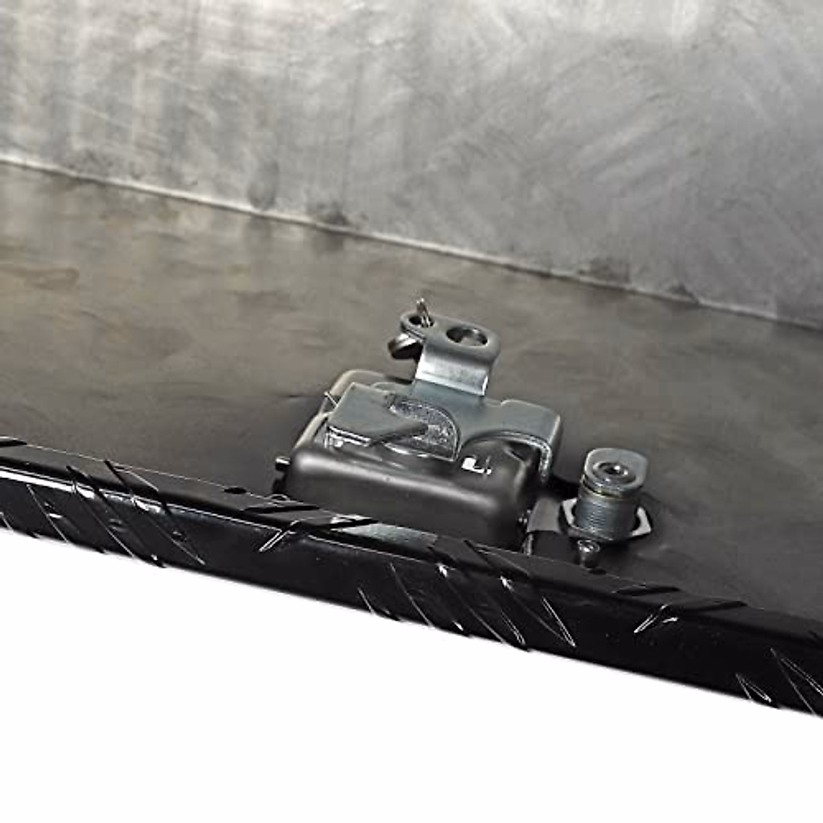 LucaSng 39"X13"X10" Black Aluminum Heavy Duty Pick Up Truck Truck Bed Tool Box Trailer Storage Tool Box w/Lock & Keys