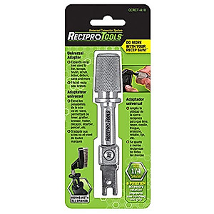 Reciprotools RCT-A10 Reciprocating Saw Adapter Silver Small