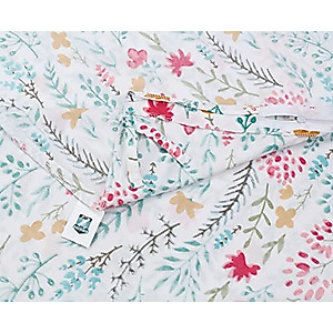 ZOYER Queen Duvet Cover Set [Daisy Day] -3 Piece Printed Comforter Cover Set with Zipper-Brushed Microfiber Soft & Comfortable Bedding Set-1 Duvet Cover with 2 Pillow Shams.