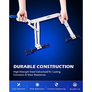 Orion Motor Tech Universal Valve Spring Compressor Tool, Valve Spring Removal Tool & Adjustment Tool with 1" & 1-3/16" Adapters, Direct Action Valve Spring Compression Tool for Cars Trucks and More