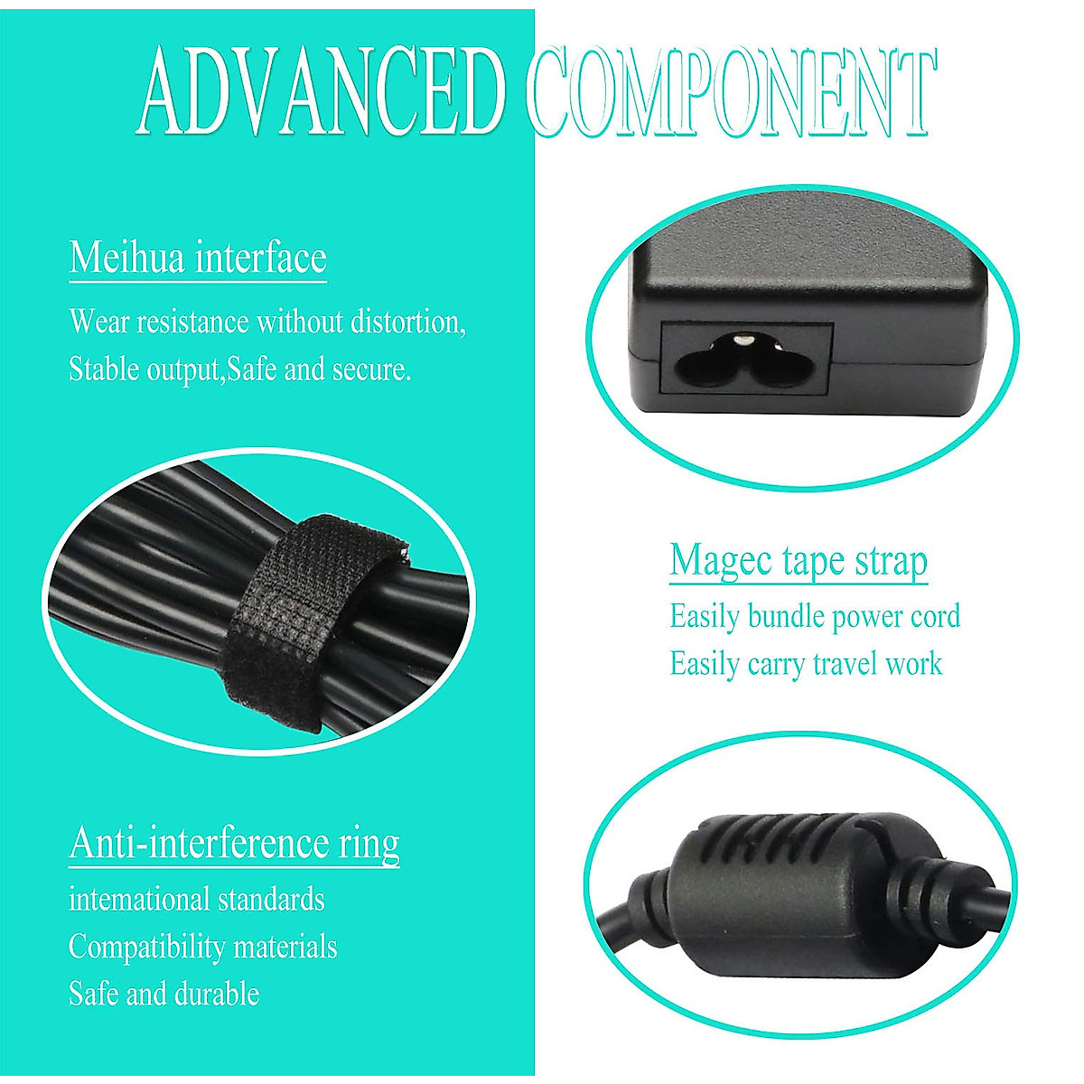 48W 19V 2.53A TV Charger AC Adapter for Samsung A4819-FDY UN32J400 UN32J4000AF UN32J400DAF UN32J400DAFXZA UN32J5205 UN32J5205AF BN44-00835A BN44-00838A BN44-00837A BN44-00886A Power Supply Cord Plug