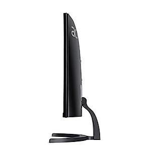 Acer ED273U Abmiipx 27" 1500R Curved WQHD 2560 x 1440 Monitor | Adaptive-Sync Technology | 75Hz Refresh Rate | 1ms VRB | 1 x Display Port 1.2 and 2X HDMI 1.4 Ports,Black