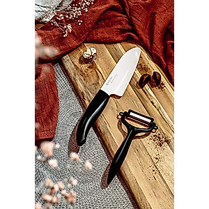 Kyocera Revolution Mini Santoku, 4-inch: White 5.5"