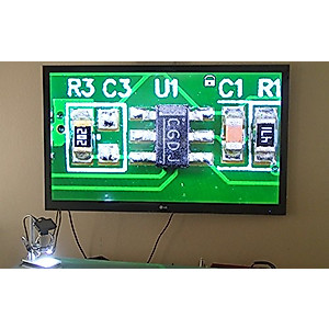 Opti-Tekscope OT-M HDMI Microscope Macro Camera Magnifier | True Digital HD Imaging at 4032 x 3024 Pixel Resolution | 300x Zoom Magnification | Windows 10 Camera App Plug and Play