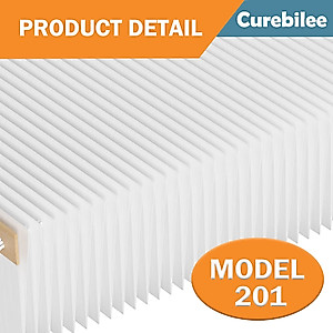 201 Replacement Filter MERV 13 Compatible with Aprilaire 2200, 2250, Space Gard 2200 Whole House Air Cleaner Purifiers and Lennox PMAC-20C (Lennox X0445), MERV-13 Air Filter, 2-Pack