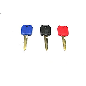3 X MOTORCYCLE MOTORBIKE BLANK UNCUT KEY FOR KAWASAKI ZX6R ZX9R ZX10R ZXR250 ZXR400 ZZR 250 400 600 1100 ZX 6R 9R 10R 12R 14R Ninja 650R Z1000 Vulcan
