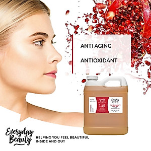 Pomegranate Seed Oil - 32oz Bulk 100% Pure & Natural Cold Pressed and Unrefined Premium Grade Moisturizing Oil For Face, Skin and Hair