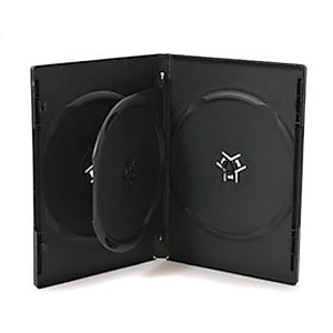 MEDIARANGE BOX15 CD/DVD Video Box 3 Disc Slots Set of 50