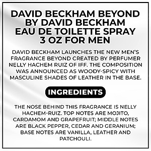David Beckham Beyond by David Beckham Eau De Toilette Spray 3 oz for Men