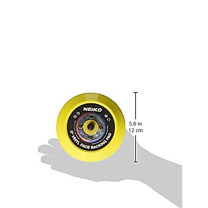 NEIKO 30261A 5” Sanding Pad with Vinyl PSA Backing, 5/16” Arbor with 24 Thread Mounts, 10,000 RPM, Sanding Pads are Ideal for Orbital and Dual Action Sander
