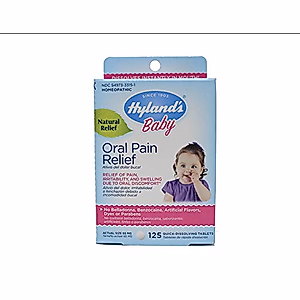Hyland's Baby Oral Pain Relief Tablets, 125 Count Each (3)3