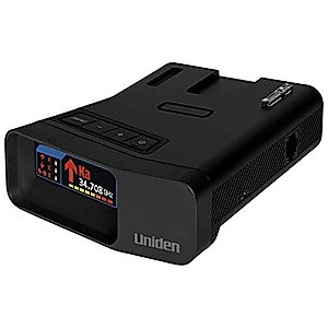 Uniden R7 EXTREME LONG RANGE Laser/Radar Detector, Built-in GPS w/ Real-Time Alerts, Dual-Antennas Front & Rear w/Directional Arrows, Voice Alerts, Red Light Camera and Speed Camera Alerts