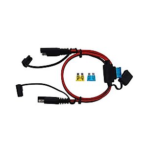 CUZEC 1.6FT/0.5m 16AWG SAE to SAE Extension Cable Quick Disconnect Wire Harness SAE Connector/SAE to SAE Heavy Duty Extension Cable (CU10370B)