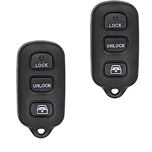 BESTHA 2 Key Fob Replacement for Toyota 4Runner Sequoia keyless entry remote HYQ12BBX, HYQ12BAN, HYQ1512Y