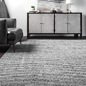 nuLOOM Sherill Abstract Transitional Area Rug, 5x8, Grey