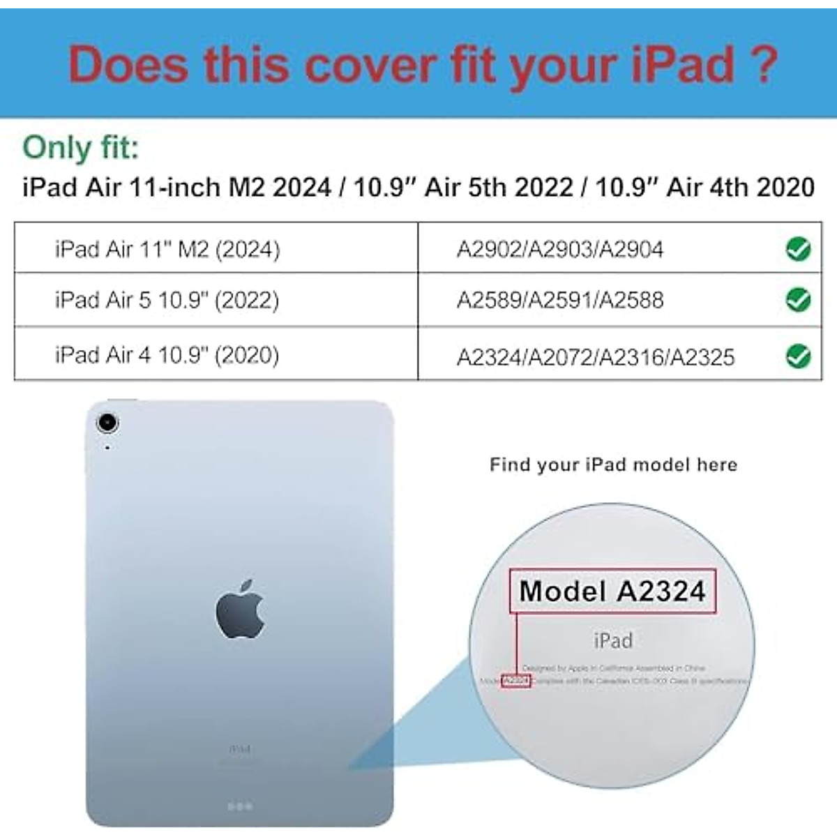 ProCase Case for iPad Air 4 Generation 10.9 Inch 2020, TPU Shockproof Border and Translucent PC Frosted Back Case Cover Protective Case with Pen Holder - Black, PC-08363119