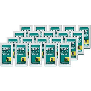 Derby Extra Razor Blades, 100 count