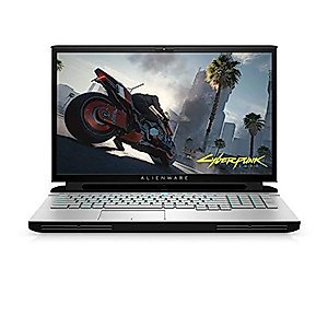 New Alienware Area 51M Gaming Laptop, 17.3" 300hz 3ms FHD Display, Intel Core i7-10700K, Nvidia GeForce RTX 2070 Super 8GB GDDR6, 1TB SSD, 16GB RAM, Lunar Light (AWARR2-7323WHT-PUS) (Renewed)