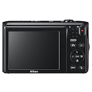Nikon Coolpix A300 20 MP Point & Shoot Digital Camera, Black