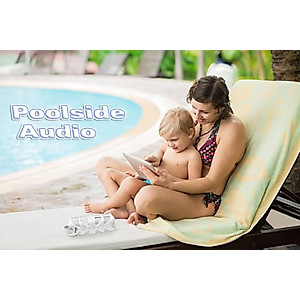 Pyle Upgraded Splash SoundBox Waterproof Bluetooth Speaker, Portable Wireless Outdoor, Enhanced Bass, USB, 3.5mm AUX, IPX4 Splashproof Speaker, Water Resistant, Beach, Shower - Orange (PWPBTA70OR)