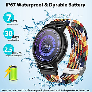 Eastcoo Smart Watch for Android/iOS Phones, 1.3'' HD Touch Screen Fitness Tracker Watches, Waterproof Smart Watch for Women with Text and Call Alerts, Heart Rate, Sleep Monitor Smartwatch for iPhone