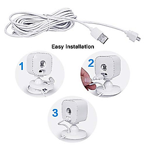20ft/6m Power Extension USB Cable for Blink Mini, Charger Cable Compatible with Blink Mini Indoor Plug-in Camera Extension Cable(Blink Mini is not Included)