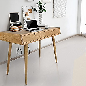 American Trails Freedom Made of Solid American Desk with USB Ports, Natural Oak (New)