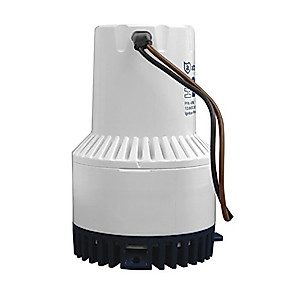 Attwood 4760-4 Heavy Duty 2,000 GPH Fully Submersible Boat Bilge Pump, White Finish