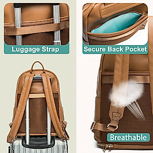 MOMINSIDE Diaper Bag Tote Leather Diaper Bag Backpack for Mom Dad Large Travel Diaper Tote Baby Bag for Boys Girls with 4 Insulated Pockets, Changing Station, Shoulder Straps