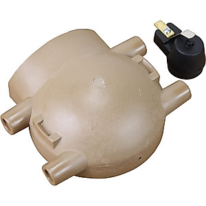 AIP Electronics Premium Brass Terminal Ignition Distributor Cap and Rotor Kit for Ford 4cyl Trucks and Tractors 2N 8N 9N with Front Mount Distributor Factory Fit CAP1037