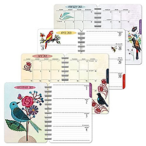 Geninne Zlatkis 2022 - 2023 On-the-Go Weekly Planner: 17-Month Calendar with Pocket (Aug 2022 - Dec 2023, 5" x 7" closed): Birds of a Feather