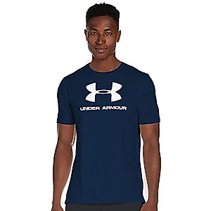 Under Armour Men's UA Sportstyle Logo Short Sleeve MD Navy