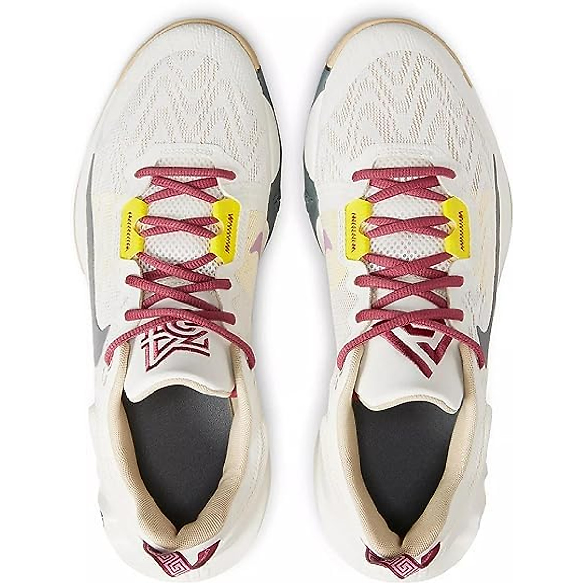 Nike Men's Giannis Immortality 2 Athletic Basketball Shoes (Sail Smoke Gray Yellow) US Size 8.5