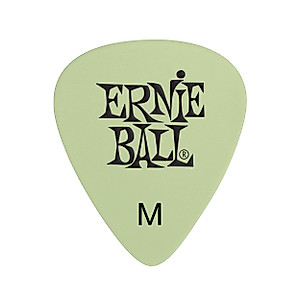 Ernie Ball Guitar Picks, Medium, Super Glow, 12-pack (P09225)